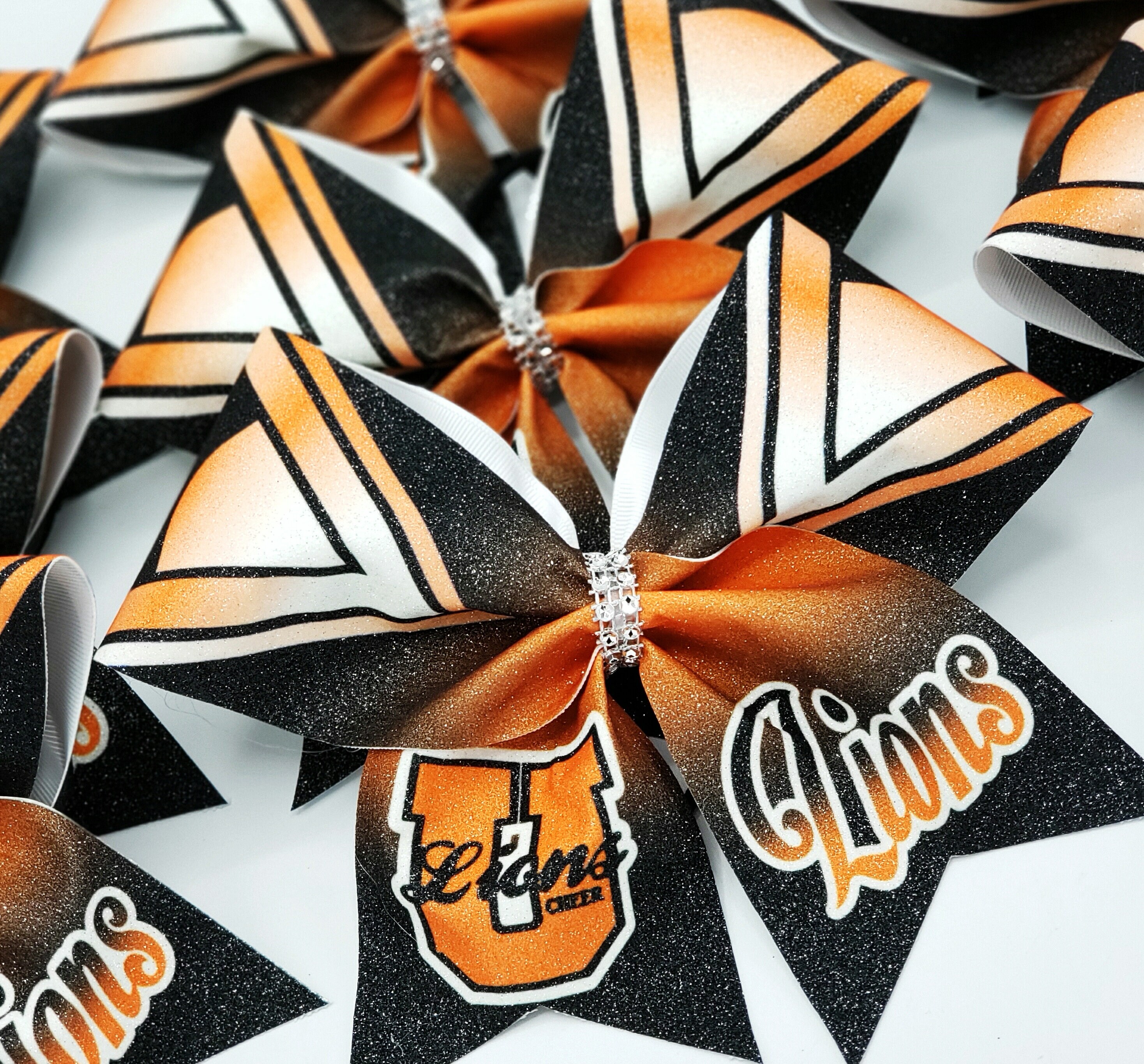 Custom Sublimated Cheer Bow - You Choose Custom Colors - TEAM DISCOUNTS ...
