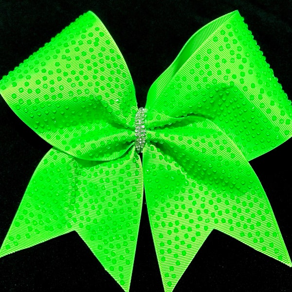 Green Cheer Bow - Etsy