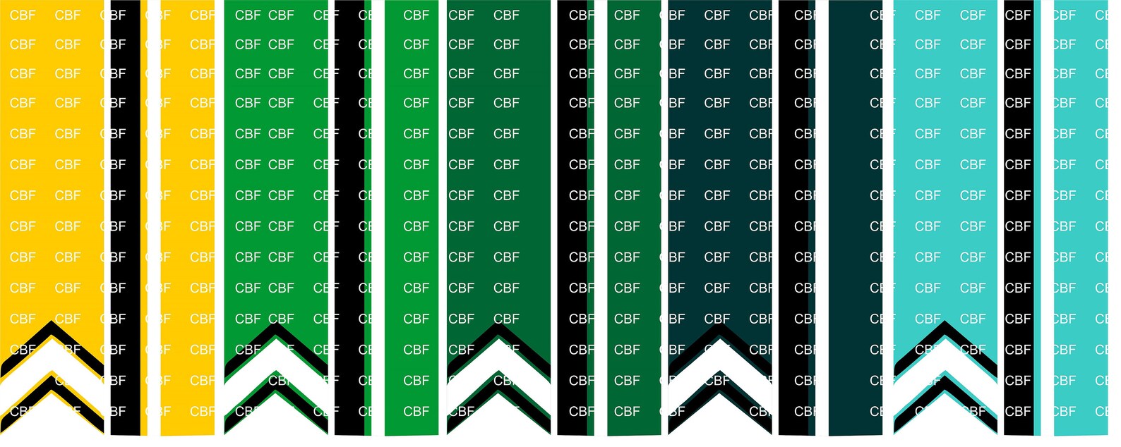 20 Color Bundle -chevron Stripes - Cheer Bow Graphic Digital Download ...