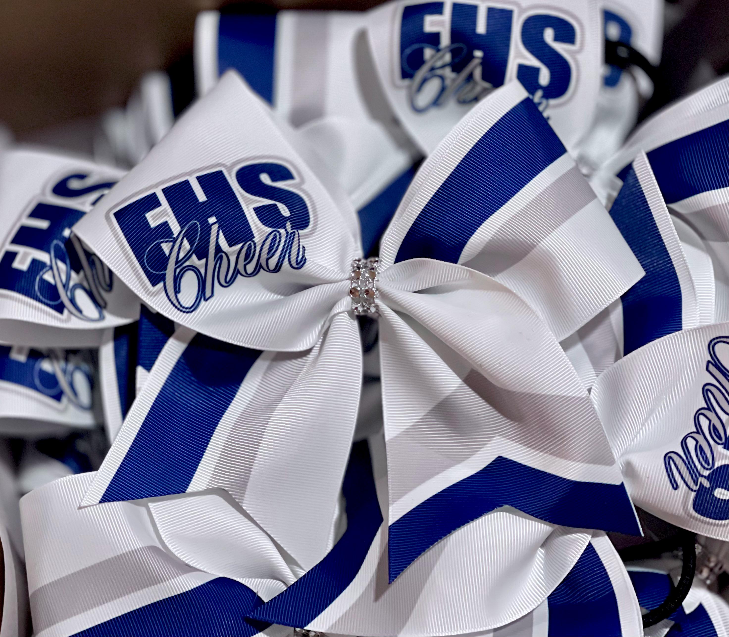 Custom Sublimated School Name Cheer Bow - Designed With Your Team ...