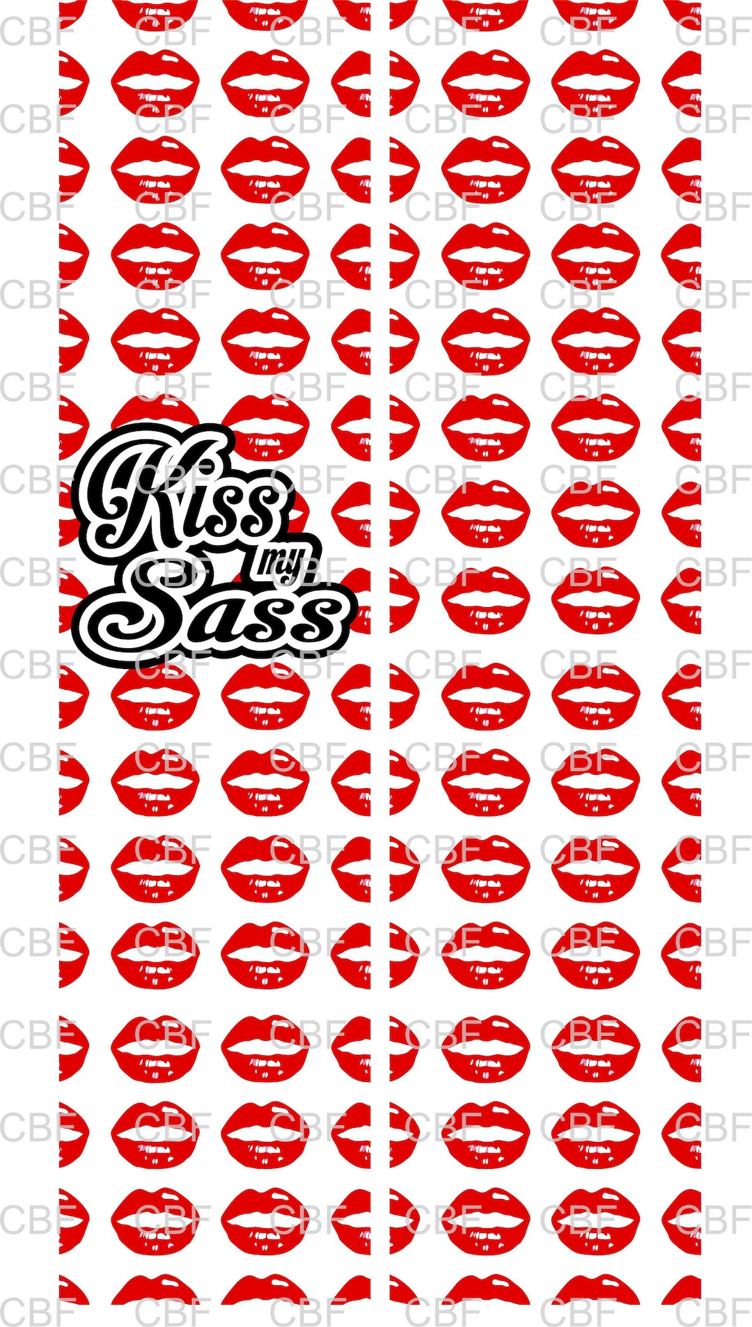 Kiss My Sass Cheer Bow Graphic Digital Download - Etsy