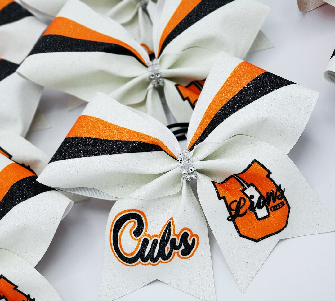 Custom Sublimated Cheer Bow You Choose Custom Colors - Etsy