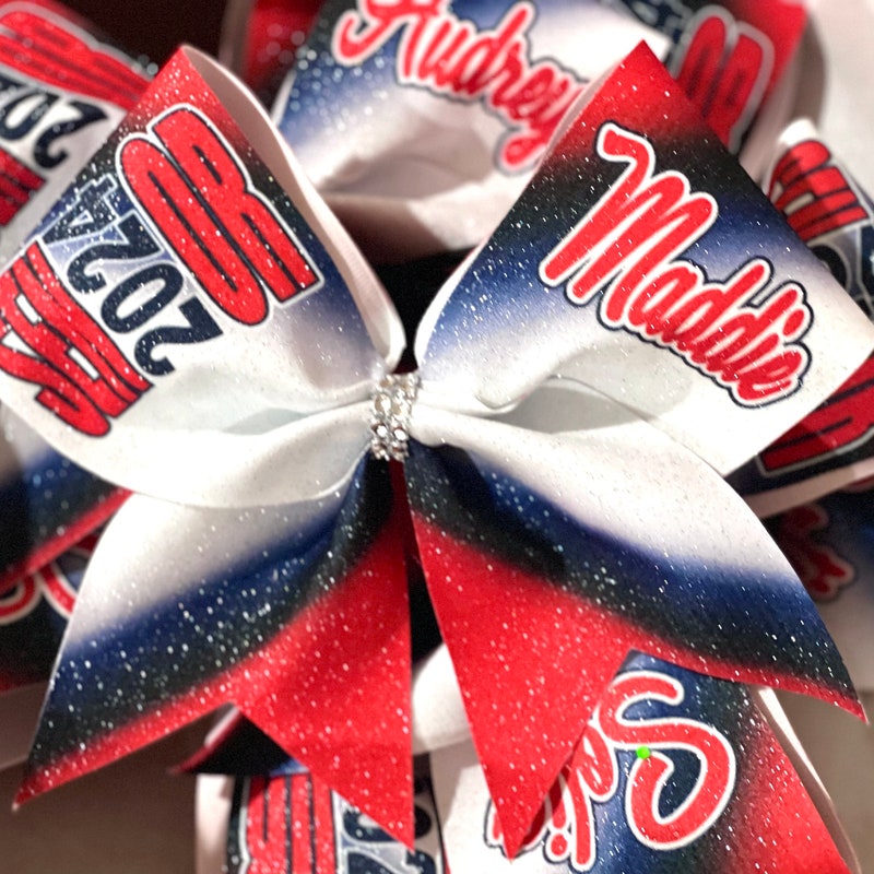Custom Cheer Bows - Etsy