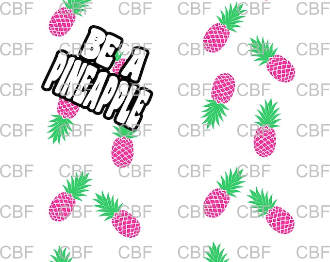 Be a Pineapple Sublimation Cheer Bow Graphic Digital Download - Etsy