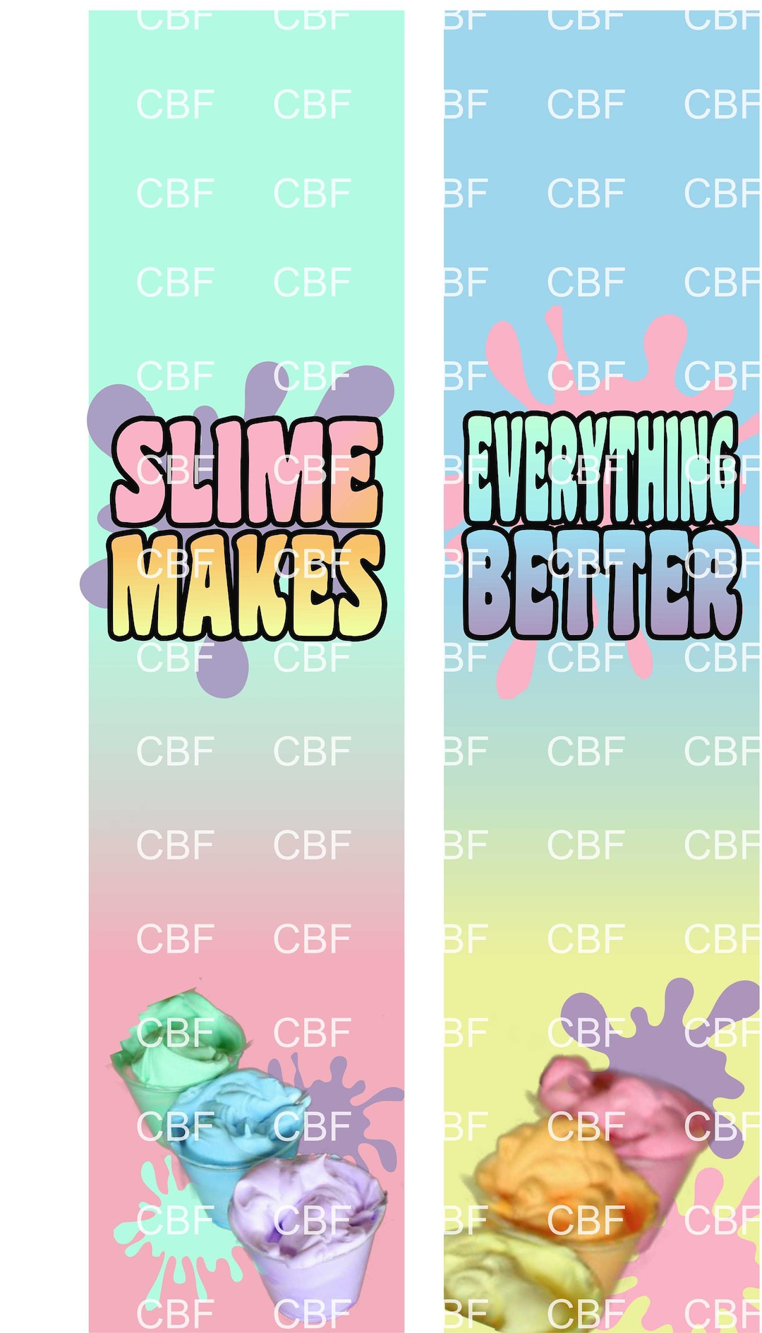 Slime Cheer Bow Graphic Digital Download - Etsy