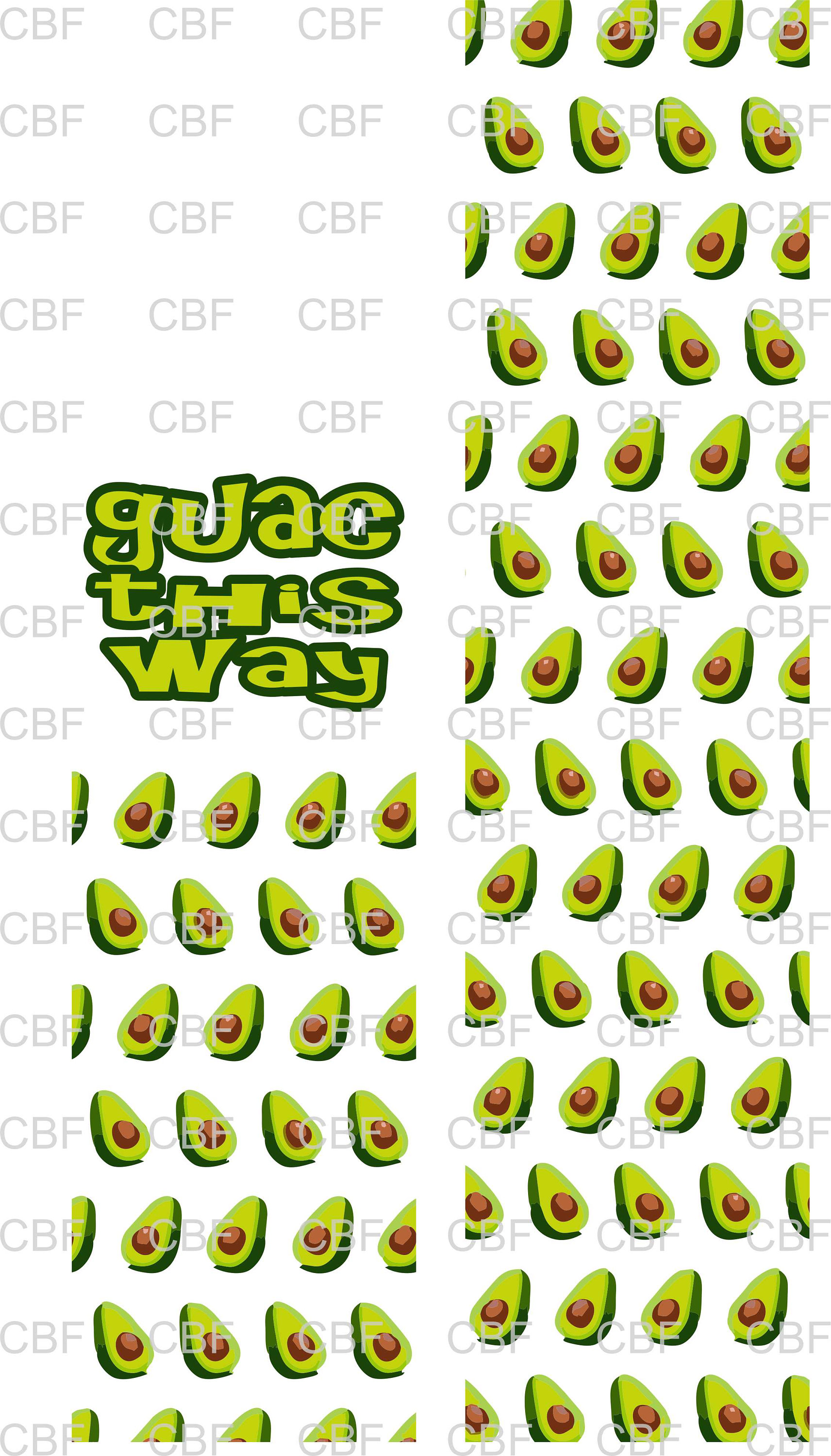 Guac Cheer Bow Graphic Digital Download - Etsy