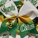 Custom Sublimated Logo Cheer Bow You Choose Custom Colors - Etsy