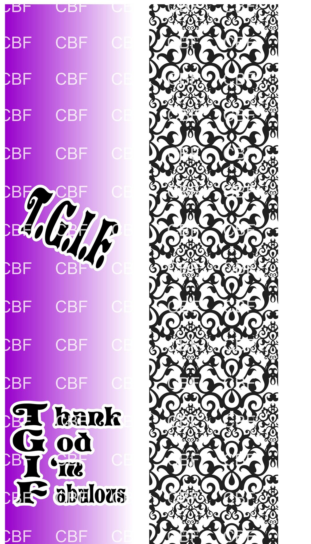 TGIF Cheer Bow Graphic Digital Download - Etsy