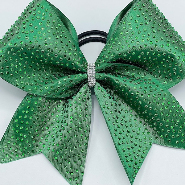Green Cheer Bow - Etsy