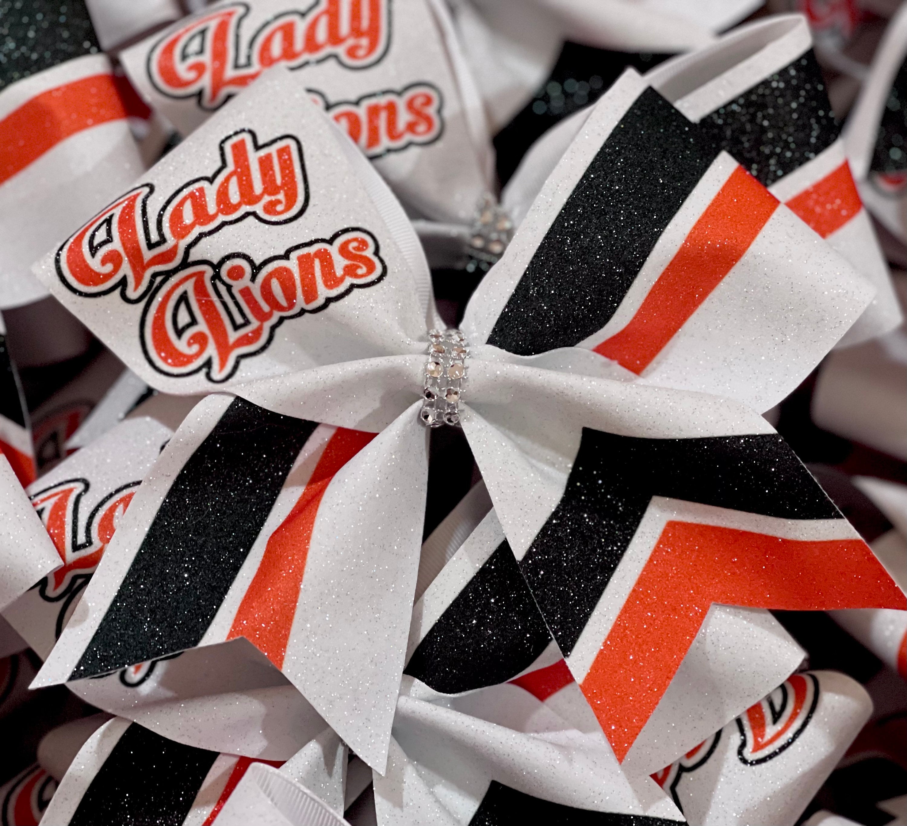 Custom Sublimated School Team Name Cheer Bow You Choose Custom Colors ...