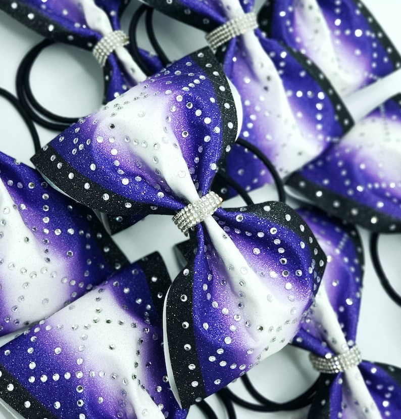 20 Color Bundle Tailless Ombre Border Cheer Bow Graphic - Etsy