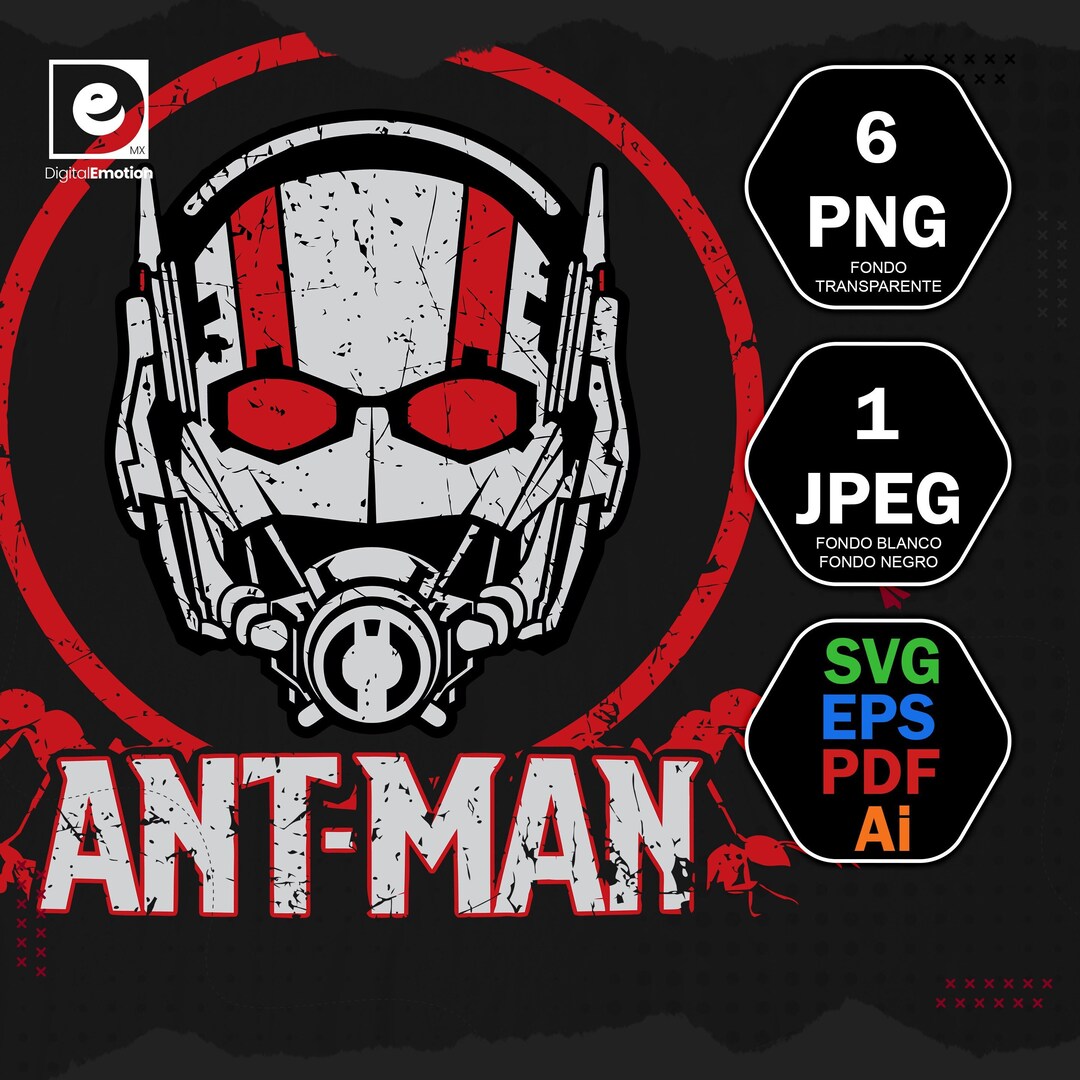 Ant-Man SVG Cricut Silhouette Cut File Vector AntMan et le - Etsy France