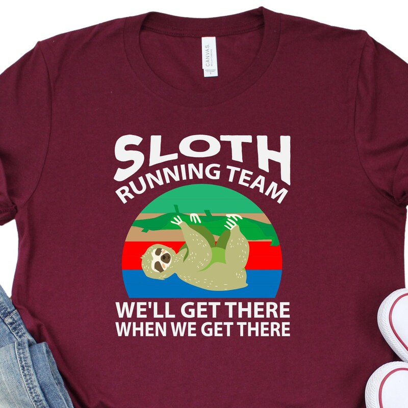 Sloth Running Team - Etsy