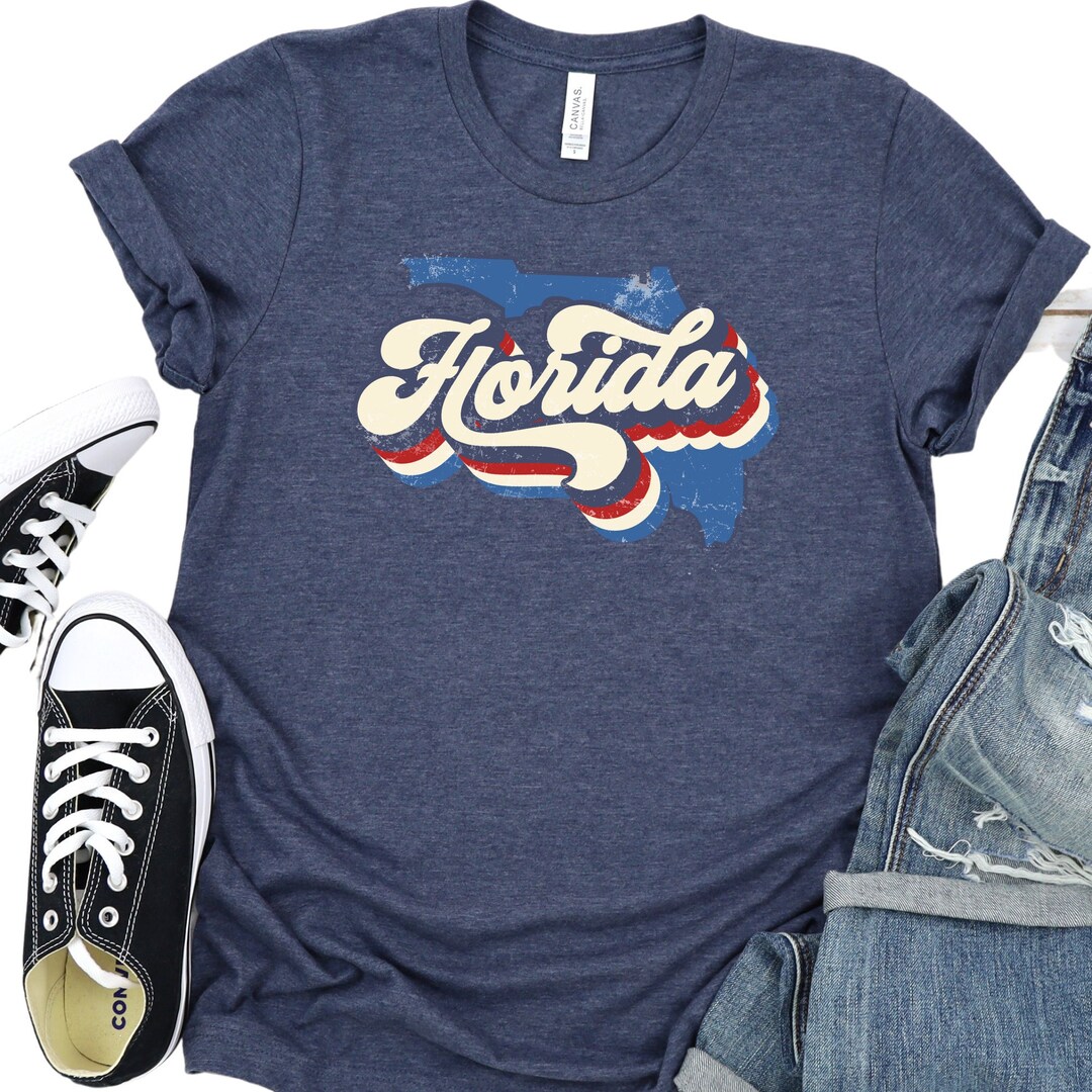 Vintage Florida Shirt, Florida State Shirt, Retro Florida Tee, Custom ...