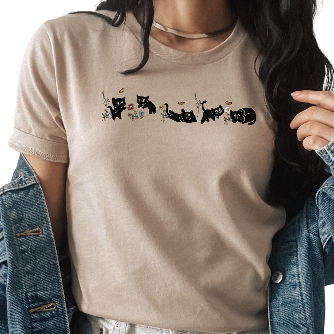 New Cat Shirt, Cute Cat Shirt, Cool Cat Shirt, Unisex Crewneck Shirt ...