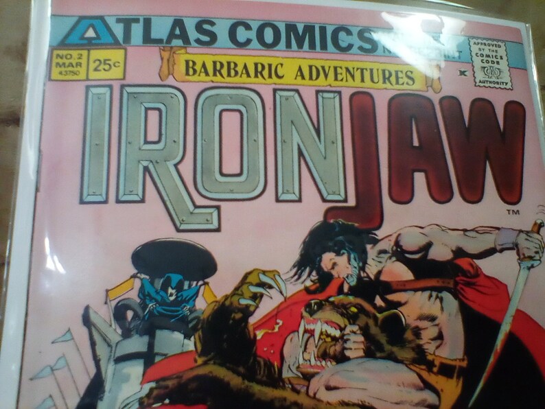 Vintage Comic Bundle of Three Atlas Comics Ironjaw 124 - Etsy