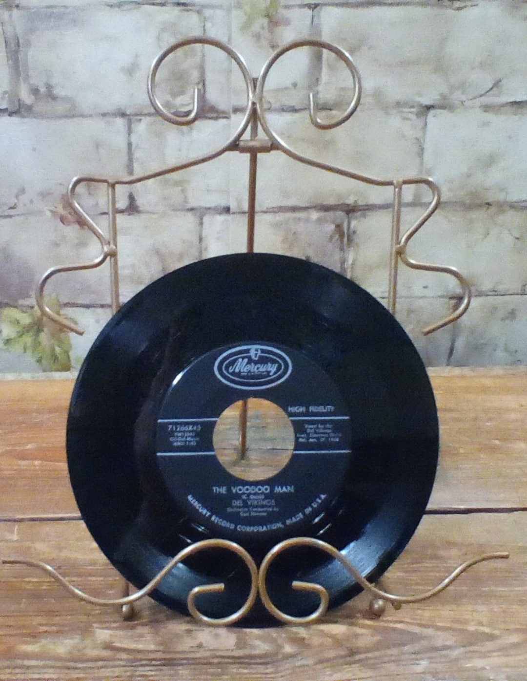 Vintage 45 Record, Del Vikings Voodoo Man/can't Wait, #71266 Mercury ...
