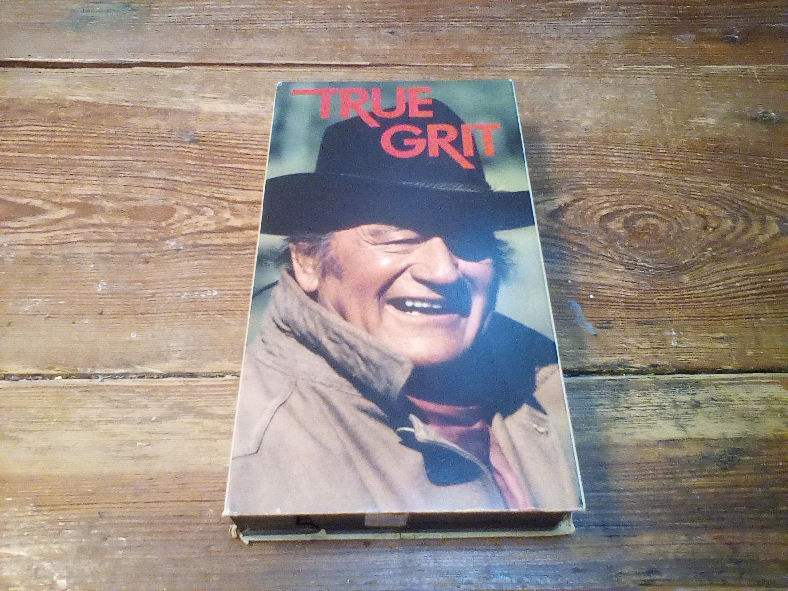 True Grit VHS Tape Starring John Wayne Originally 1969 Tape From 1992 ...
