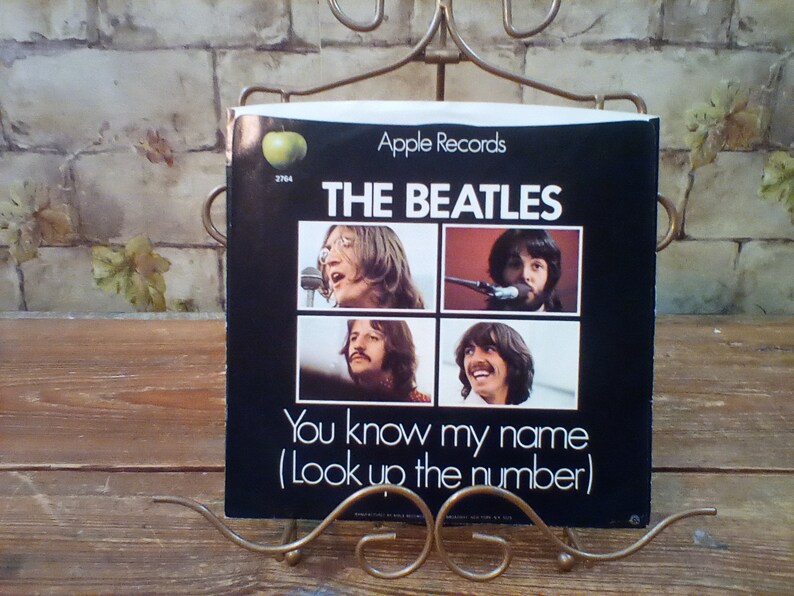 The Beatles Let It Be 45 Record With Picture Sleeve 2764 Let It Be/you Know My Name look up the ...