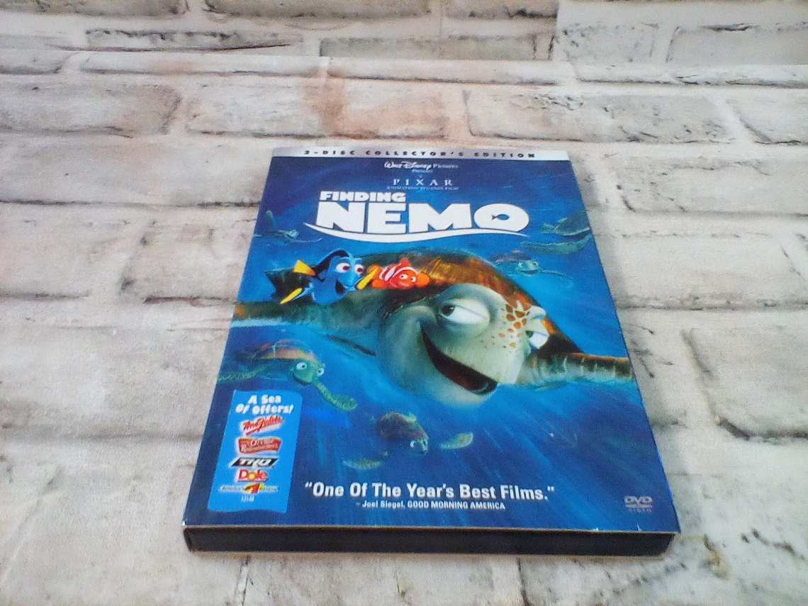 Finding Nemo DVD 2-disc Collectors Edition Walt Disney Pixa Animation ...