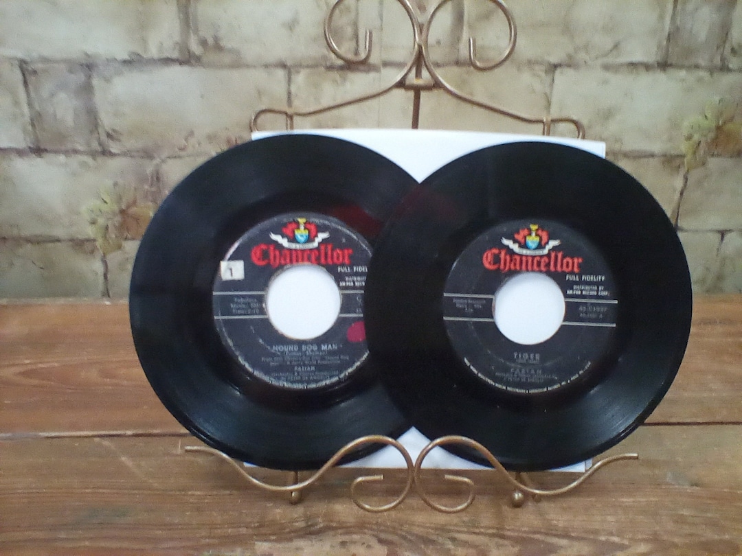 Vintage 45 Fabian Bundle of Two, Chancellor Records, Hound Dog Man/this ...