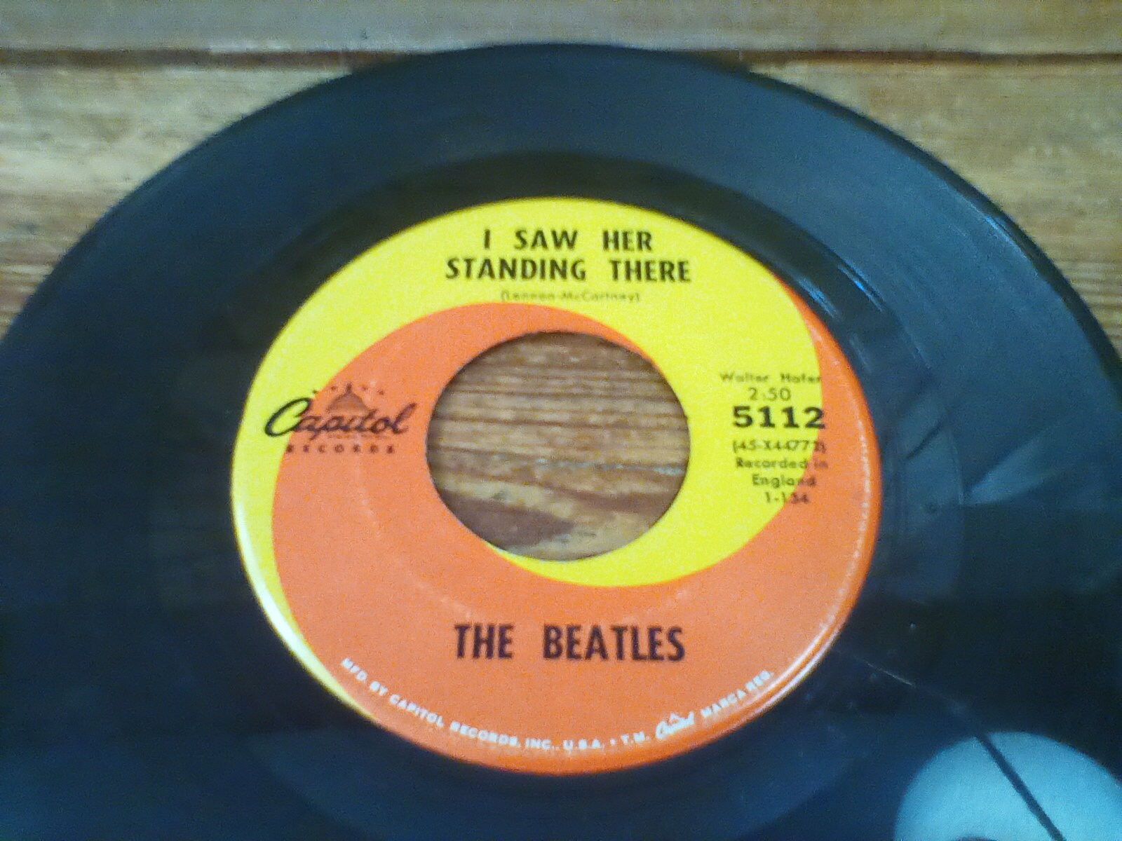 The Beatles 45 Record With Picture Sleeve, I Want to Hold Your Hand/i ...
