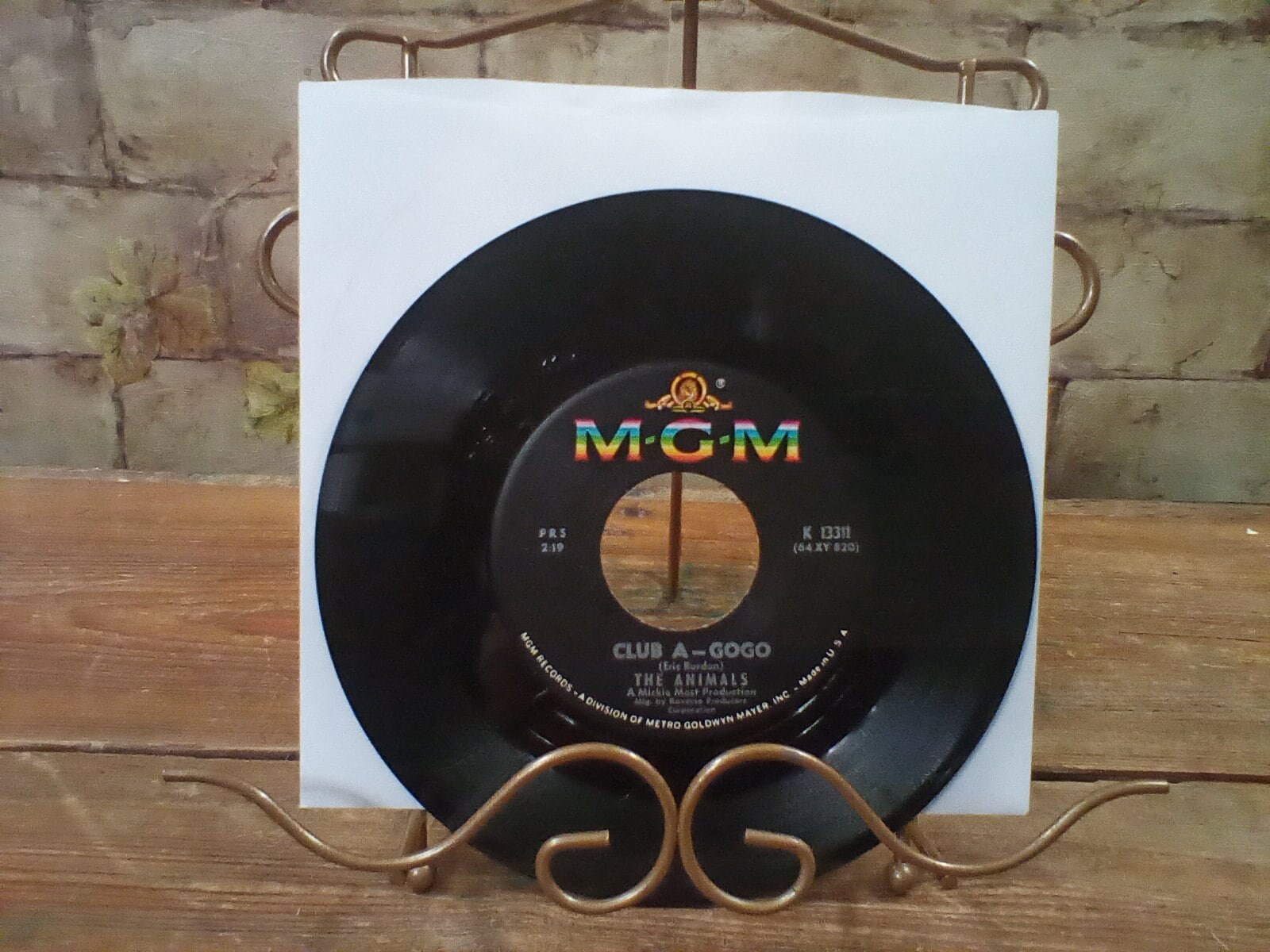 Vintage 45 Record the Animals Don't Let Me Be Misunderstood/club A-gogo ...