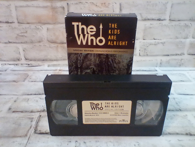 The Who VHS, the Kids Are Alright, Documentary on the Who Originally ...