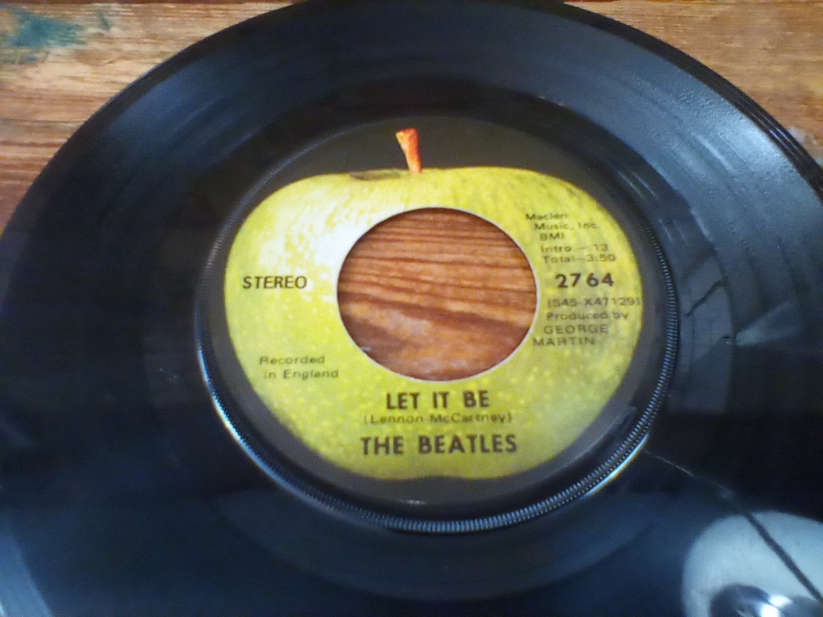 The Beatles Let It Be 45 Record With Picture Sleeve 2764 Let It Be/you ...