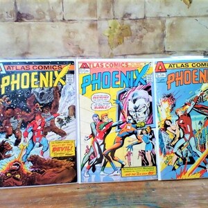 Vintage Atlas Comic Bundle of 3 Phoenix Comics From the 70s - Etsy