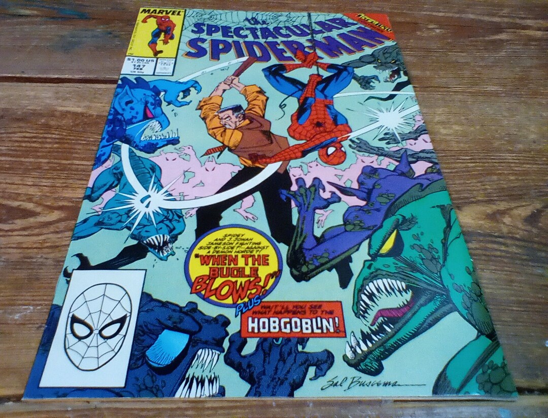 The Spectacular Spiderman Comic Book, Key Issue, #147 February 1989 ...