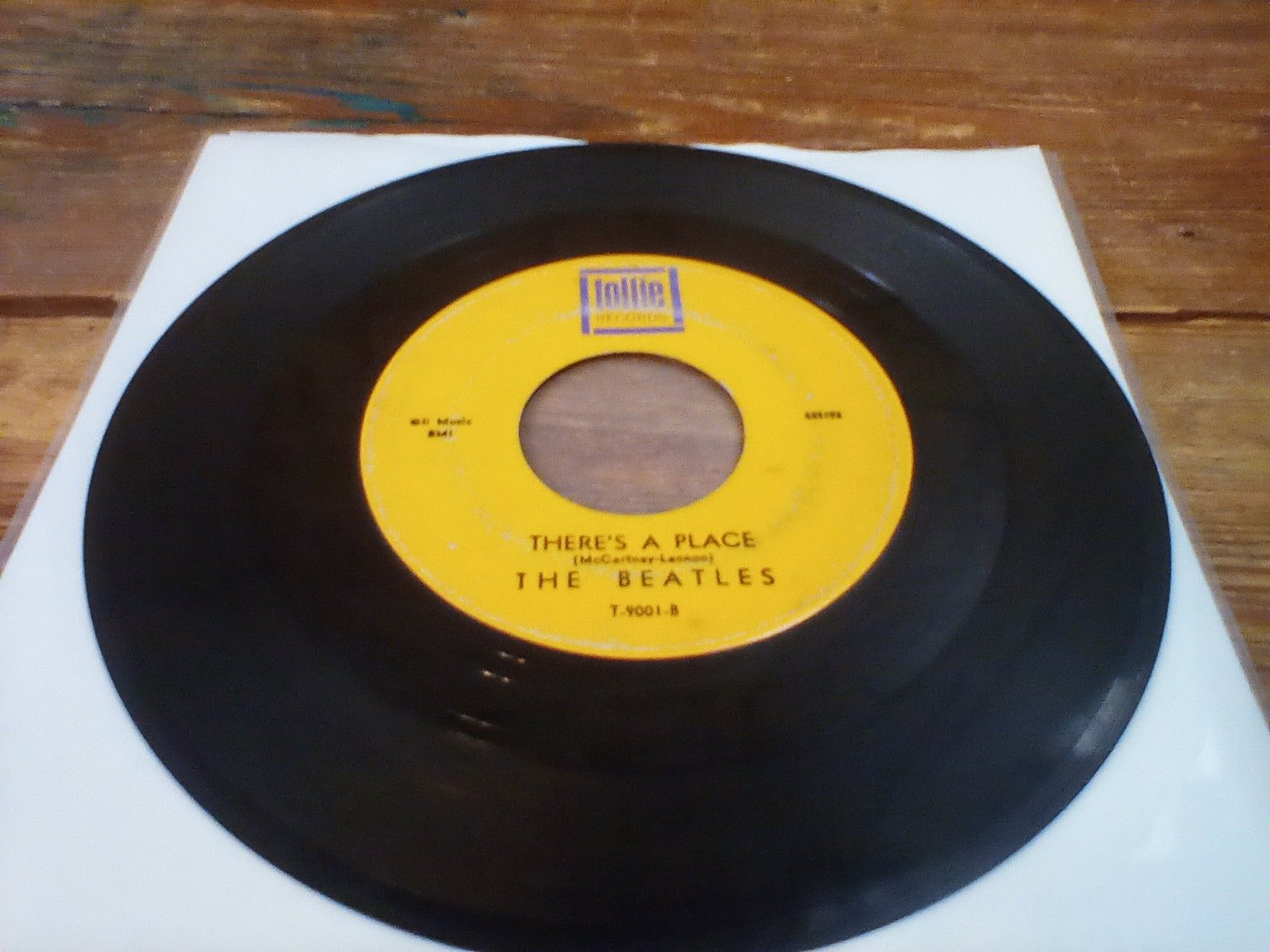 The Beatles, 45 Record, Twist and Shout/there's a Place, 3 Versions of ...
