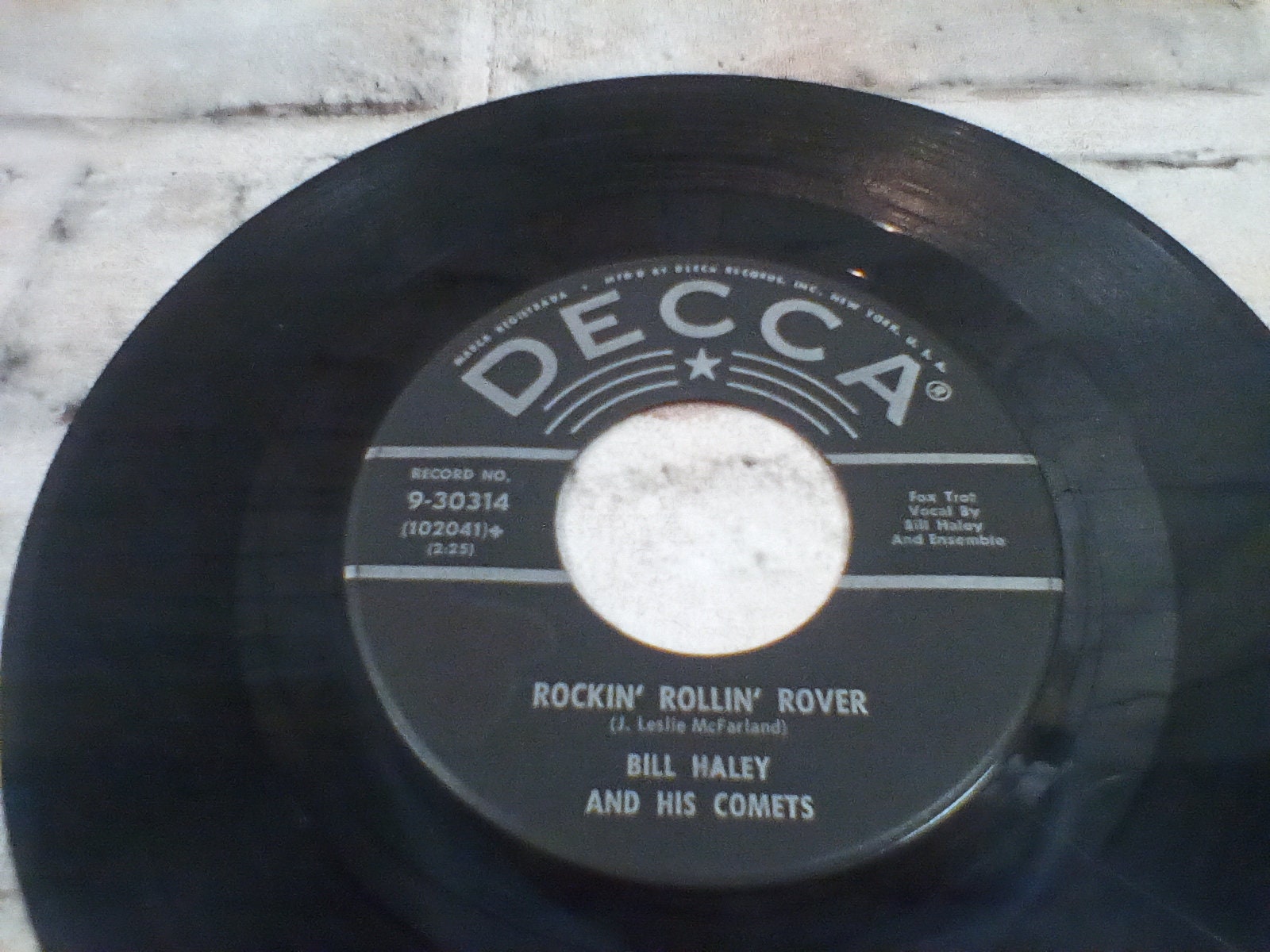 Bill Haley and His Comets 45 Record, Billy Goat (you Hit the Wrong Note ...