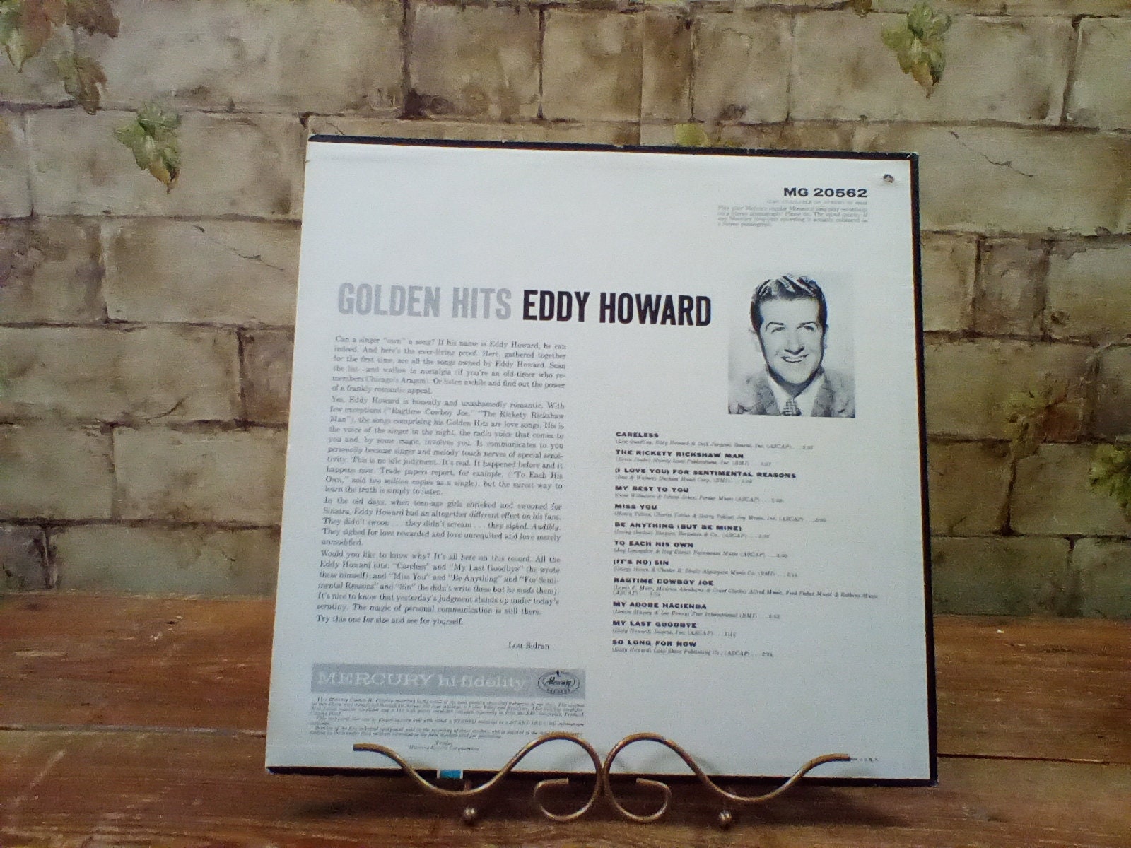 Vintage Album Eddy Howard and His Orchestra Album, Golden Hits, 1961 ...