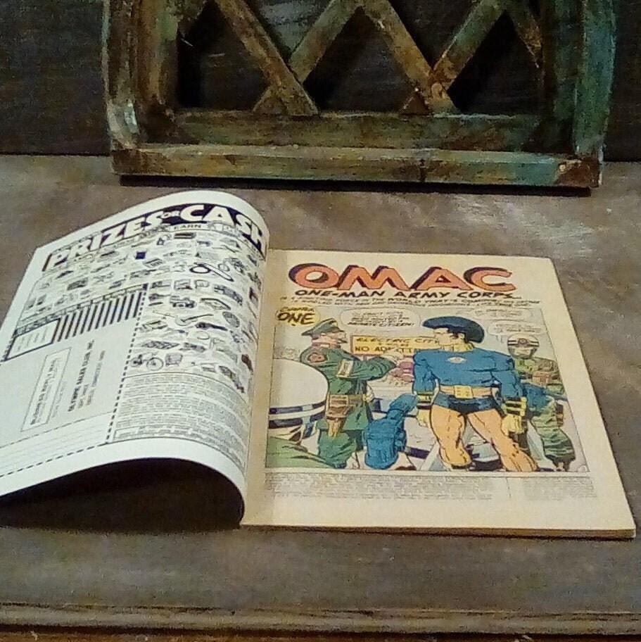 Vintage Bundle of Two Omac Comics, 1 & 2, 1974 Very Good Condition ...