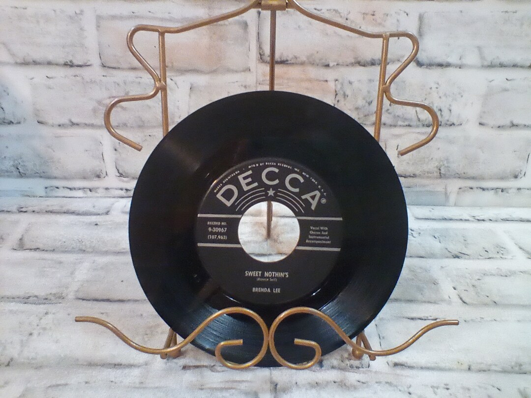 Brenda Lee 45 Record Sweet Nothin's/weep No More My Baby #30967, Decca ...