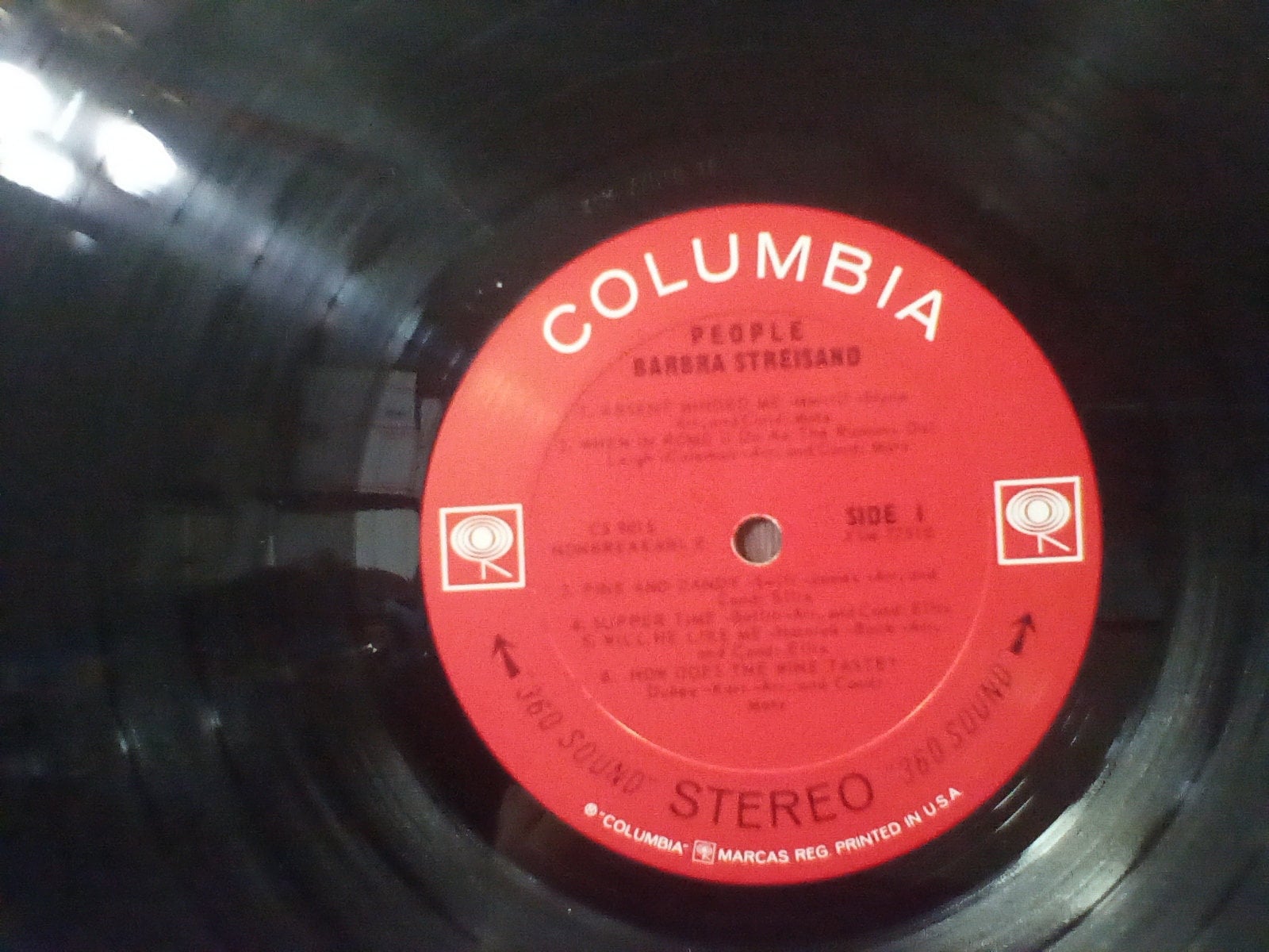 Vintage Album, Barbra Streisand People 1964 Columbia Records, CS9015 in ...