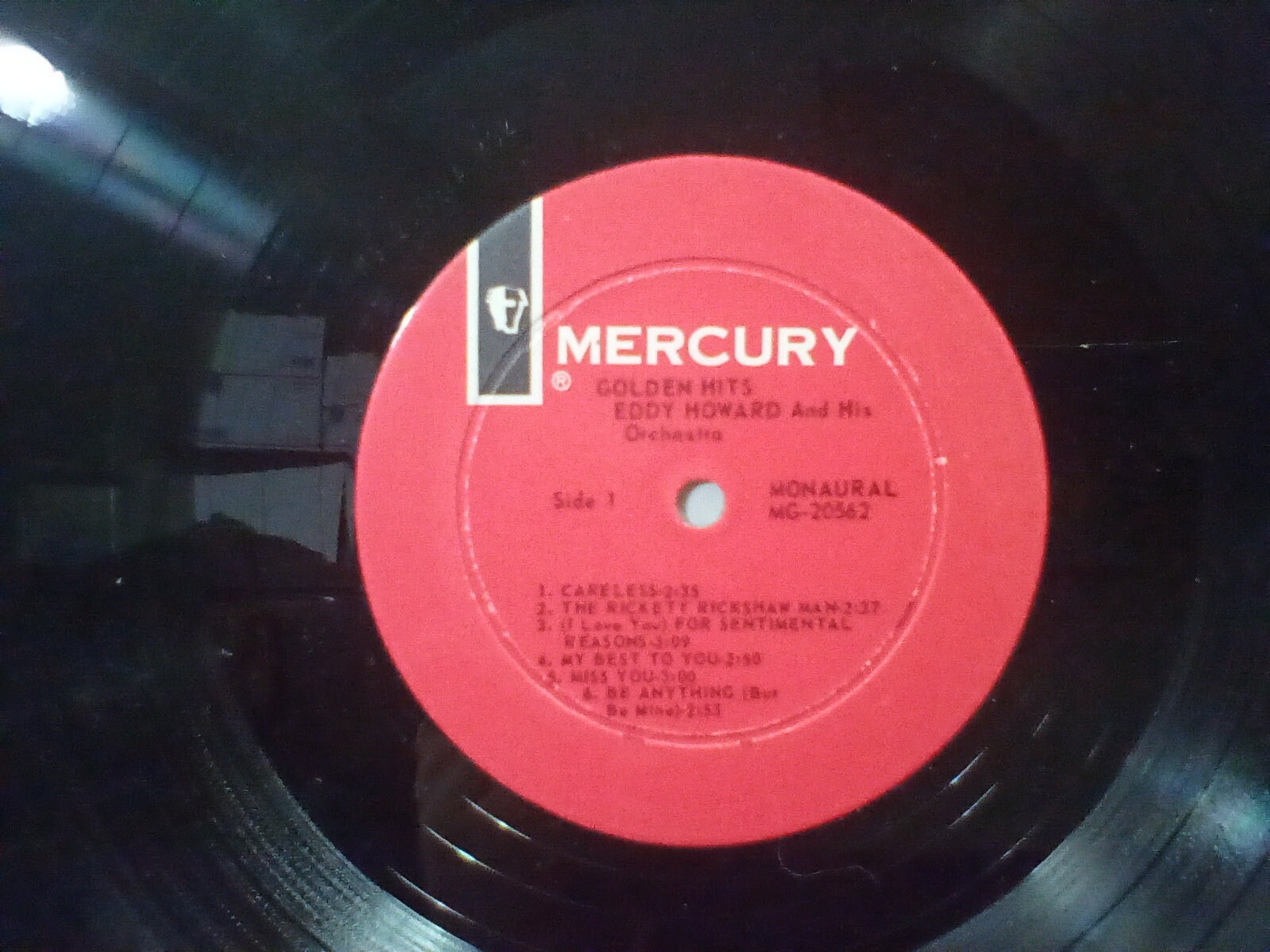 Vintage Album Eddy Howard and His Orchestra Album, Golden Hits, 1961 ...