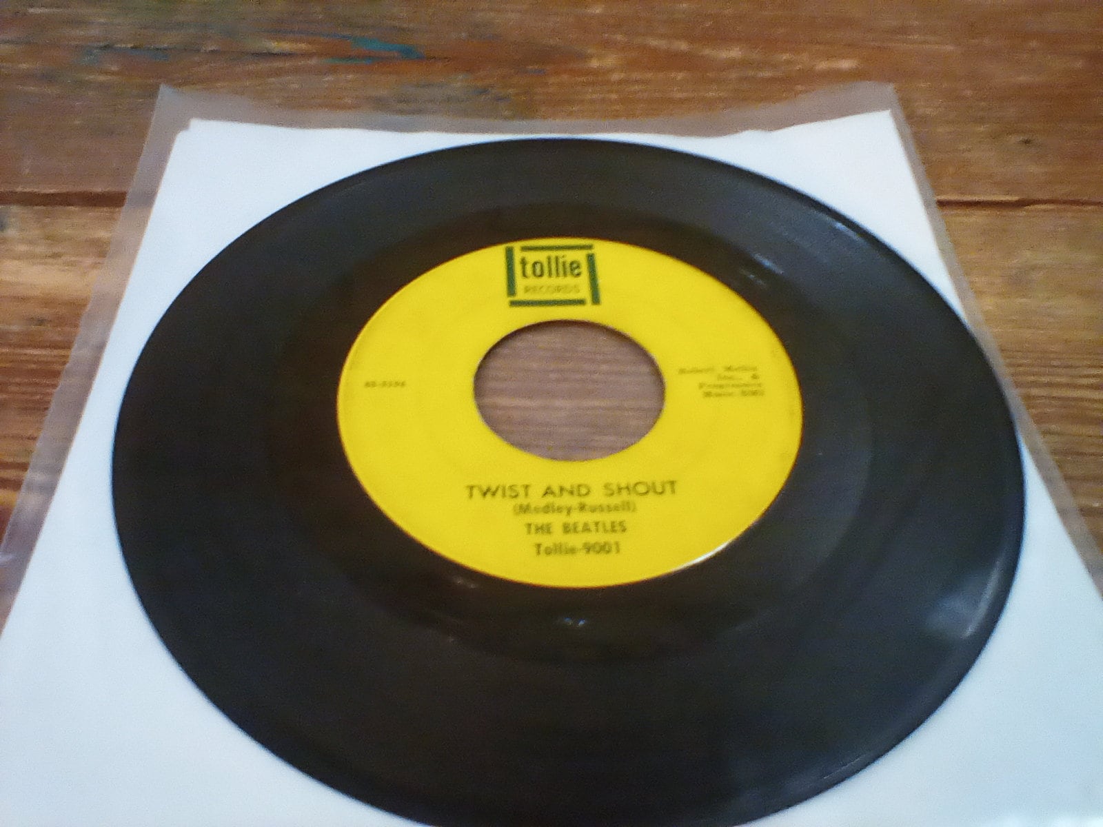 The Beatles, 45 Record, Twist and Shout/there's a Place, 3 Versions of ...