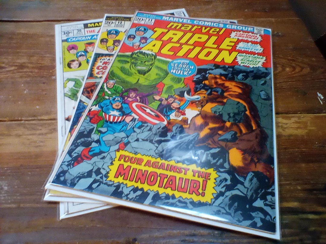 Marvel Triple Action Comic Book Bundle of 3 #'s 11,12,36 Bronze Age ...