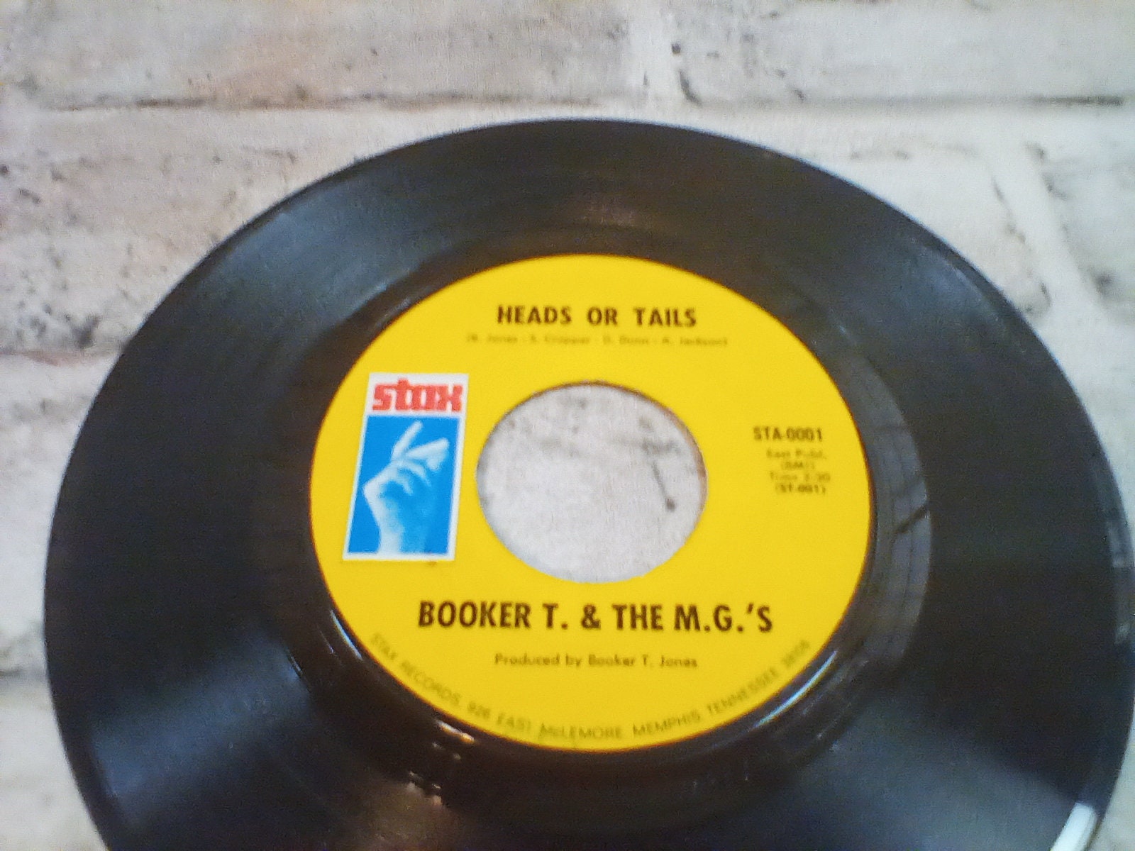 Booker T and the M.g.'s 45 Single Record, Soul Limbo/heads or Tails ...