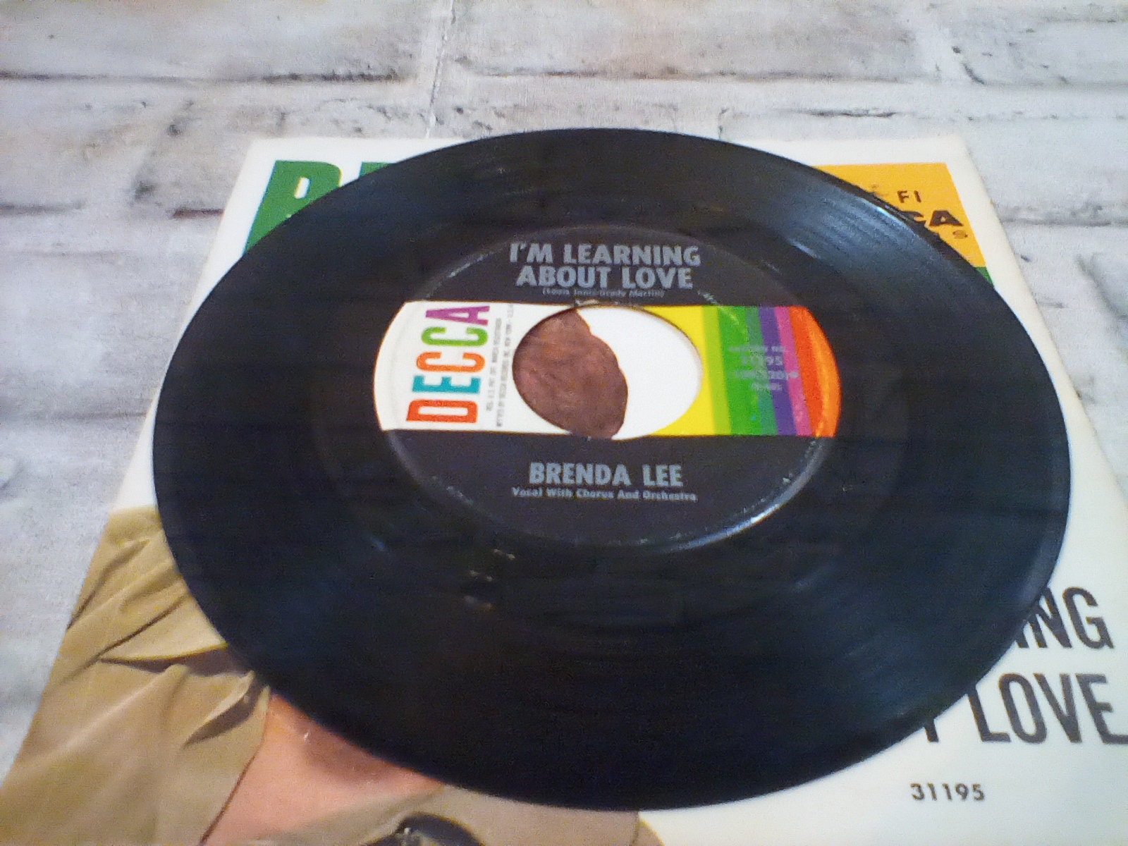 Brenda Lee 45 Record Original Picture Sleeve, Emotions/i'm Learning ...