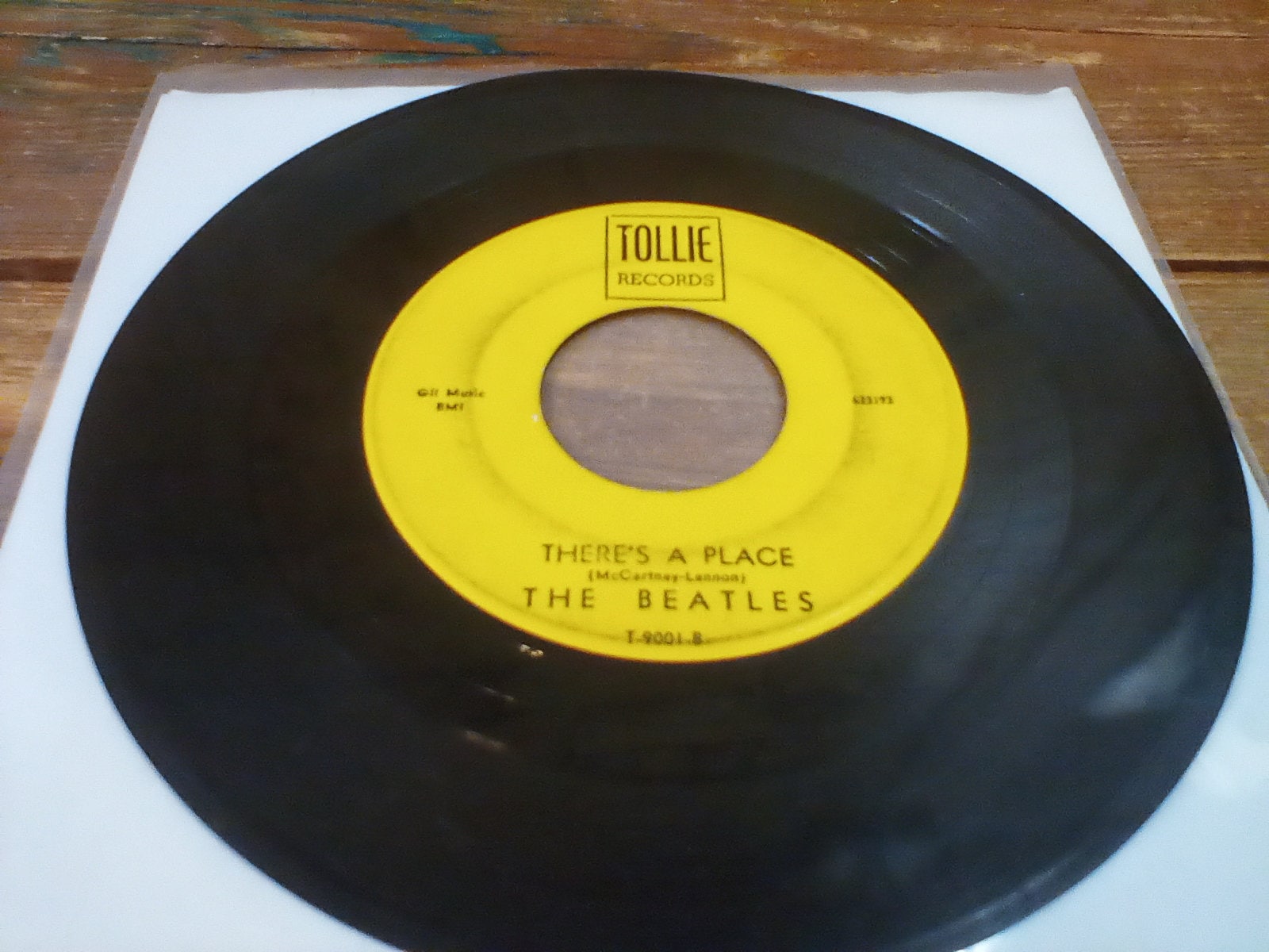 The Beatles, 45 Record, Twist and Shout/there's a Place, 3 Versions of ...