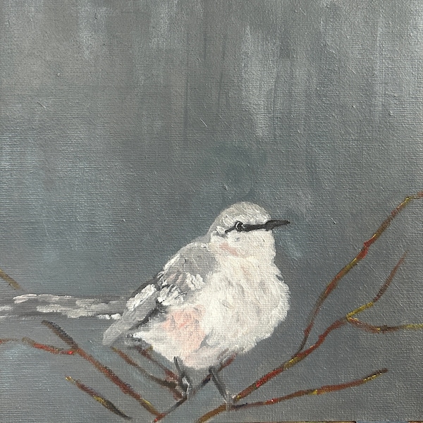 Mockingbird Painting - Etsy