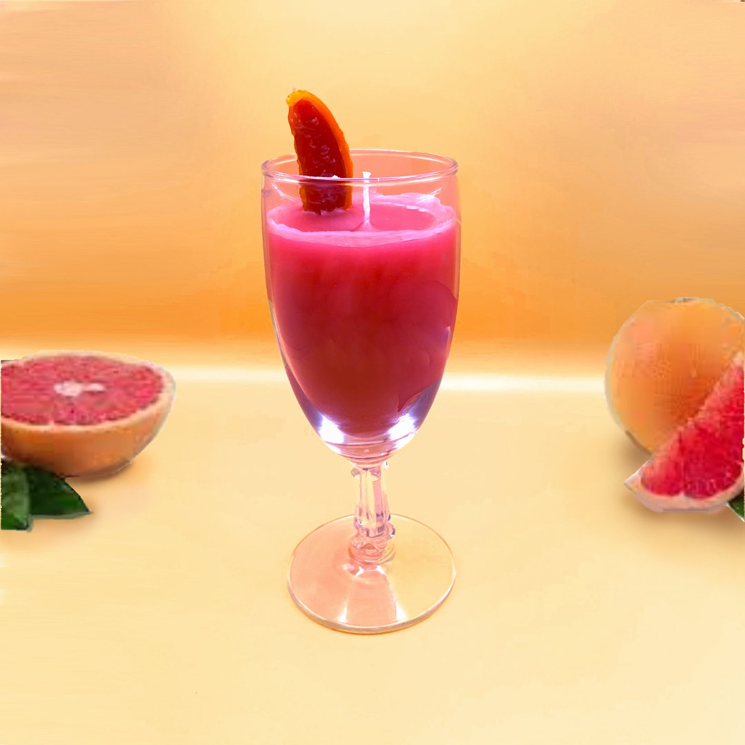 Malibu Paloma Food Candle Drink Candle Gift Fake Fruit Candle Cocktail ...