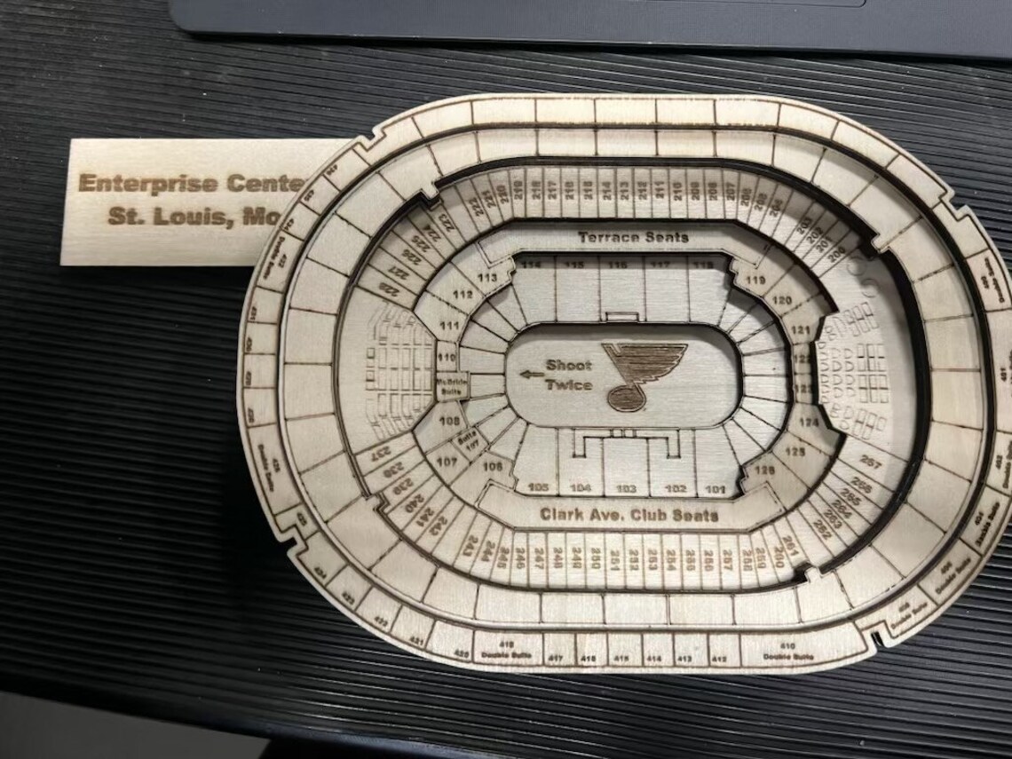 Framed Stadium, Arena, Field, & Coliseum Replicas W/puck Holder - Etsy