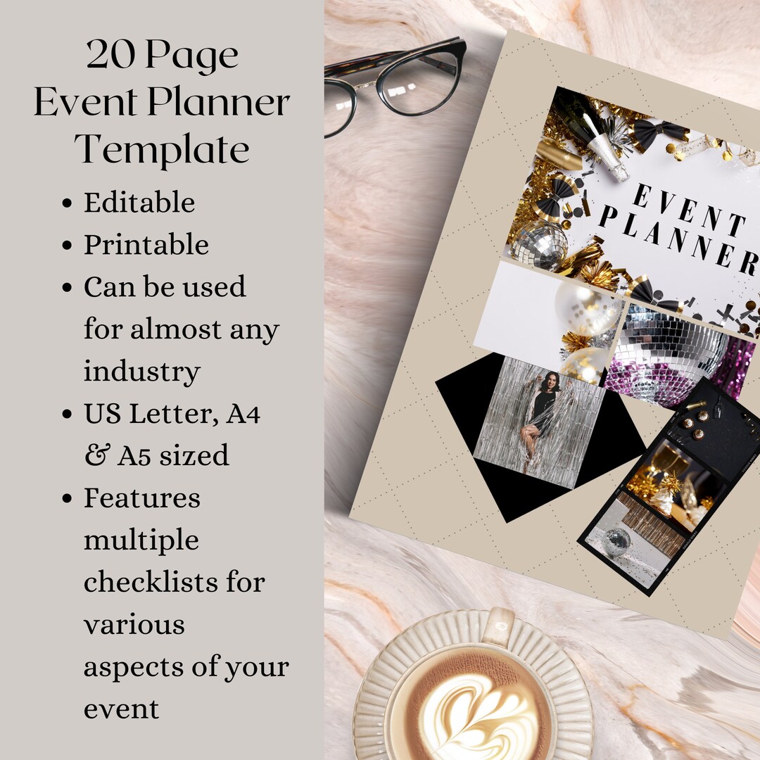 Event Planner event Planning Checklist event Organizer - Etsy