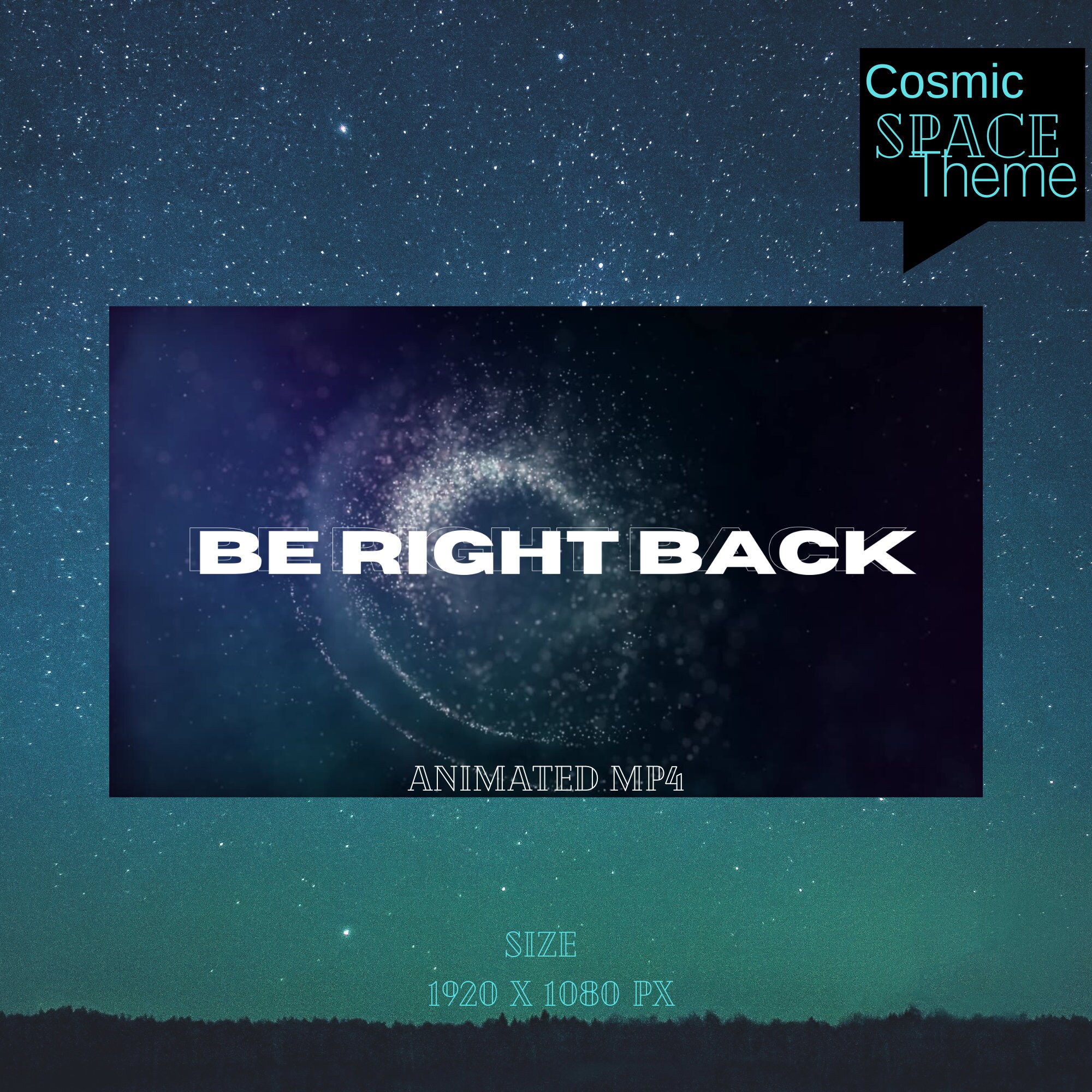Twitch Animated Overlay Cosmic Stream Stream Overlay - Etsy Canada