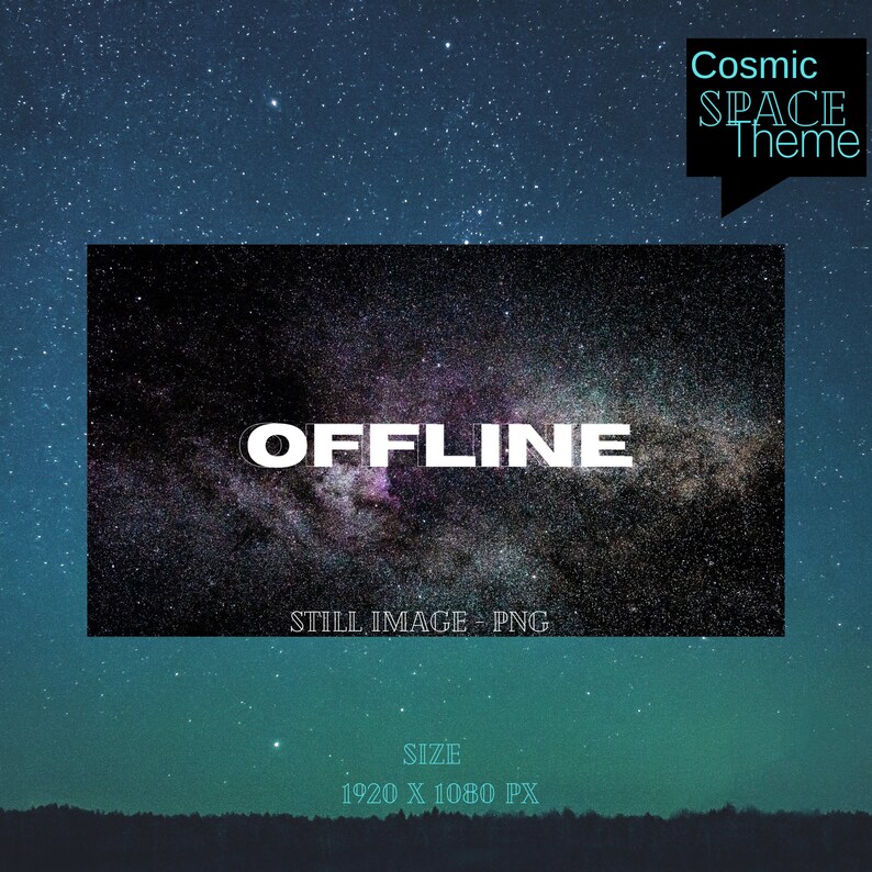 Twitch Animated Overlay Cosmic Stream Stream Overlay - Etsy