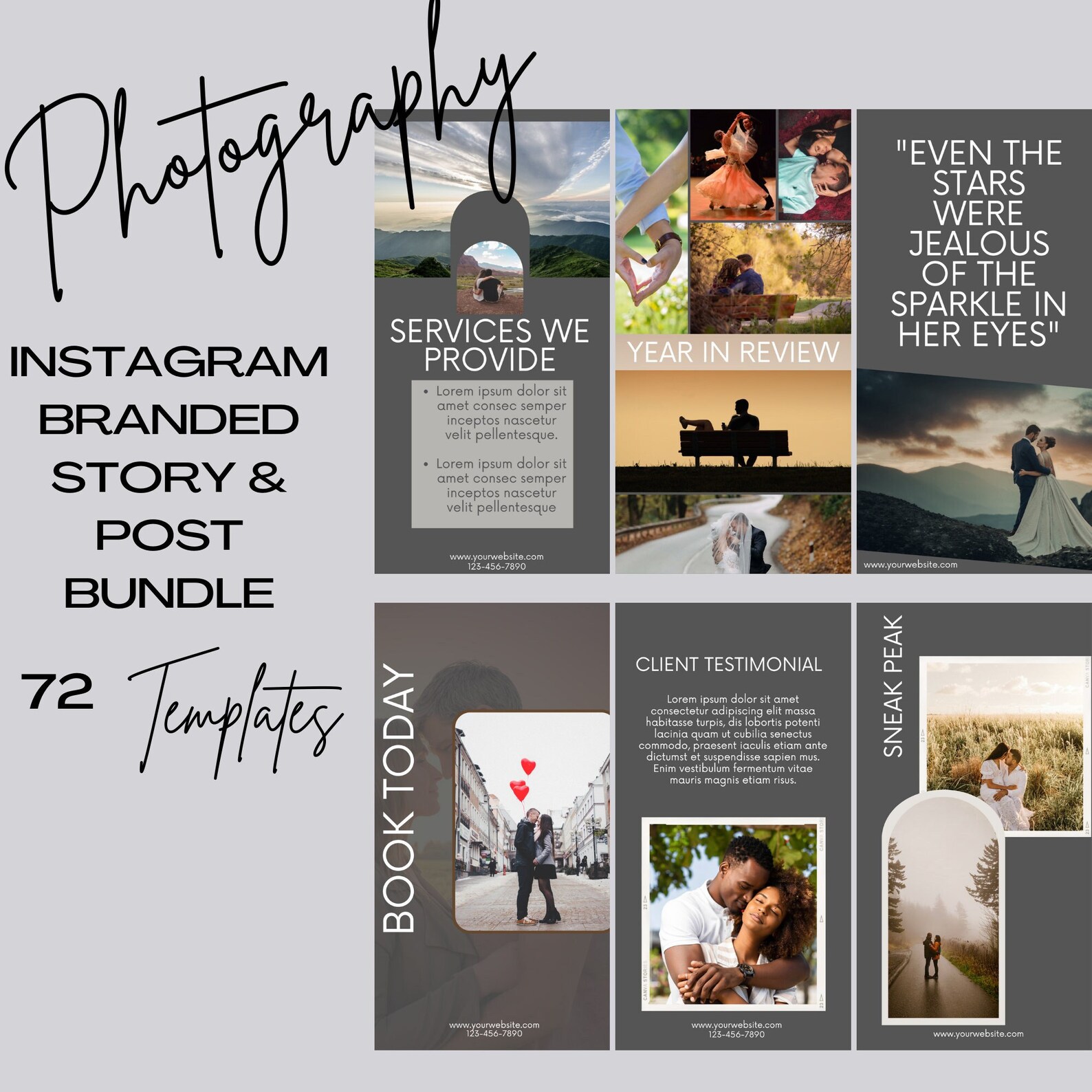 Insta Post Templates IG Story Icons Minimal Lifestyle - Etsy